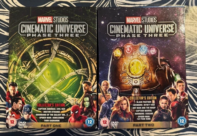 MARVEL STUDIOS DVD Cinematic Universe Phase 3 Parts 1-2 £14.85 - PicClick UK