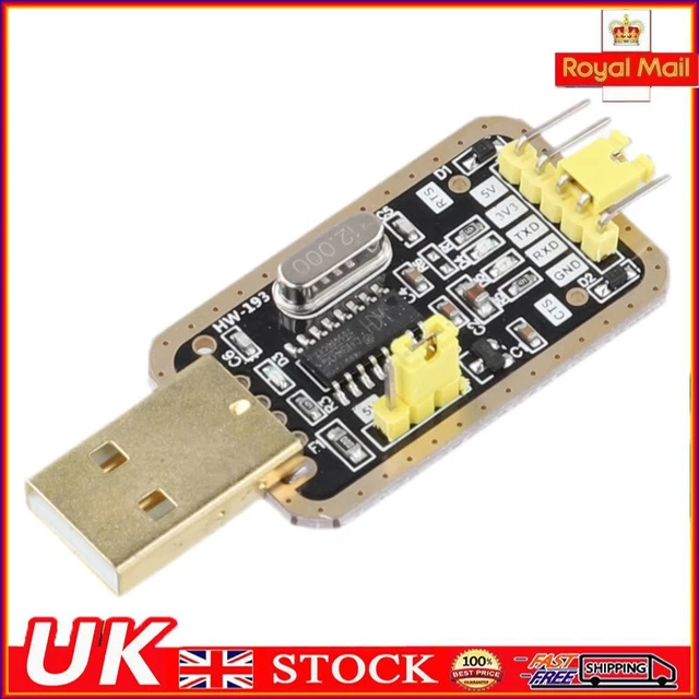 CH340G RS232 TO TTL Adapter Upgrade USB To Serial Port Instead Of PL2303 3.3-5V £4.90 - PicClick UK