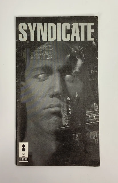 VINTAGE 1995 SYNDICATE Panasonic 3DO System Game Instruction Manual ...