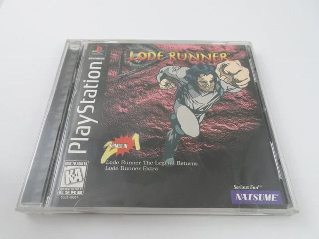 LODE RUNNER PS1 Sony PlayStation 1 dans son emballage d'origine boîte ...