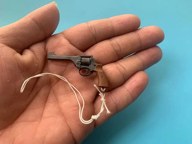 E3-3 1/6 SCALE World War II British Plastic Revolver Model for 12 ...