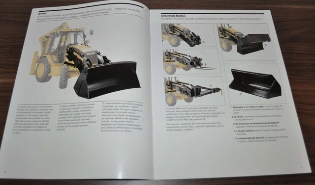 CATERPILLAR 428C TERNA Backhoe Loader Specification Cat Brochure ...