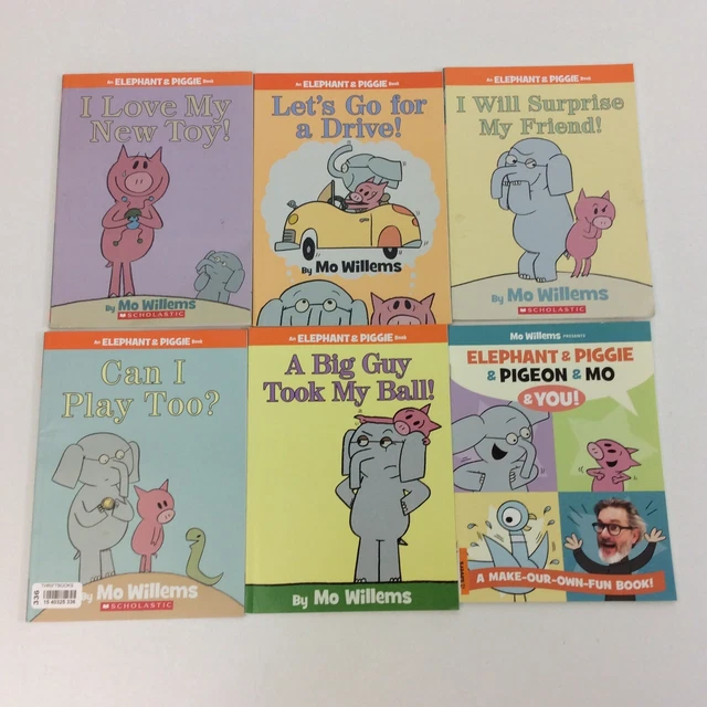 MO WILLEMS ELEPHANT Piggie Preschool Kindergarten 1st Grade 6 Picture ...
