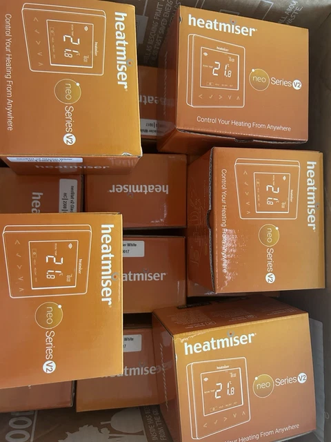 HEATMISER NEOSTAT V2 Programmable Room Thermostat, Glacier White £40.47 ...
