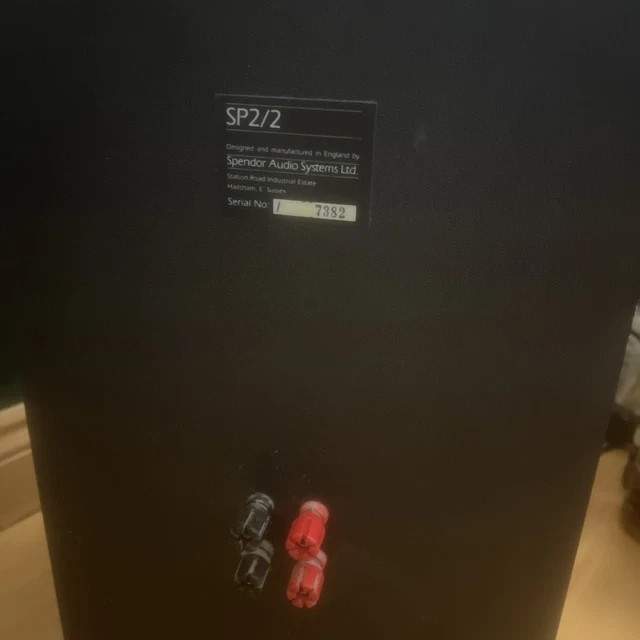 PAIR OF SPENDOR SP2/2 Book Shelf Speakers - Black Oak - Good Condition ...