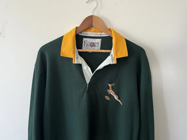 SOUTH AFRICA SPRINGBOKS Rugby Union Vintage Retro Jersey - Men’s XL ...