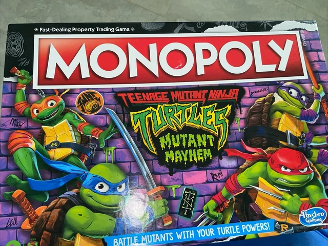 TEENAGE MUTANT NINJA Turtles Mutant Mayhem Monopoly Board Game £11.53 ...