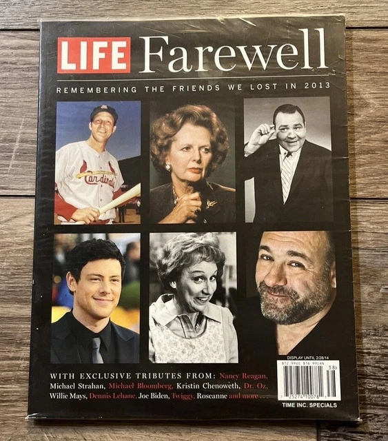 LIFE MAGAZINE Farewell Remembering The Friends We Lost In 2013 $6.99 ...