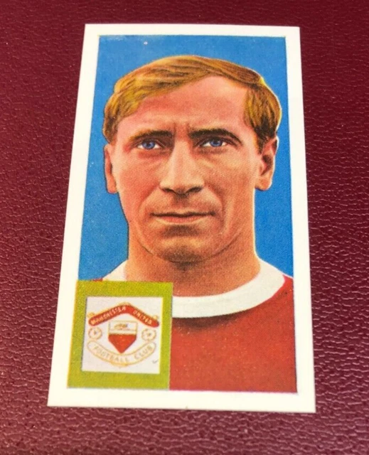COMET SWEETS C.S. Ltd Footballers And Club Colours Set Bobby Charlton ...