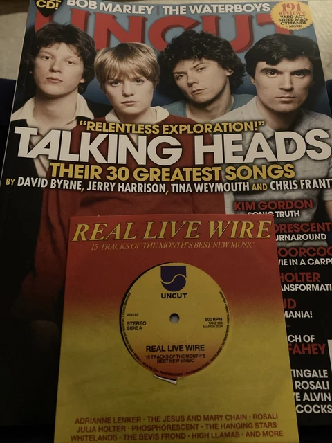 UNCUT MAGAZINE MUSIC CD Talking Heads Kim Gordon Mud Julia Holter ...
