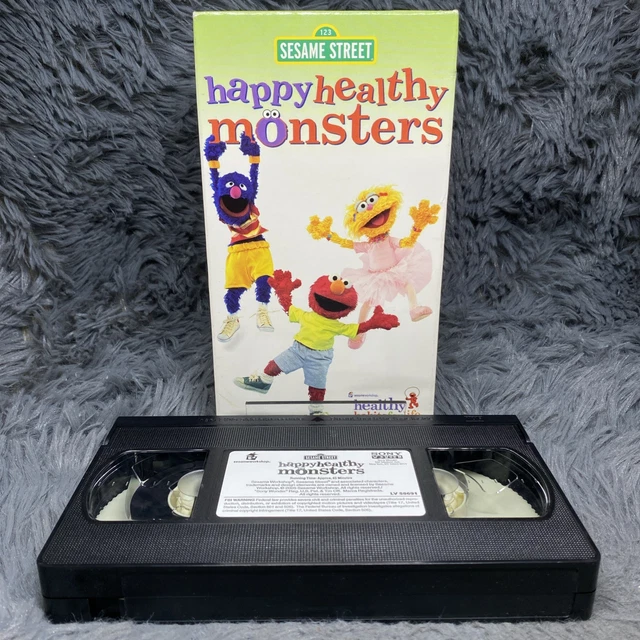 SESAME STREET - Happy Healthy Monsters VHS Tape 2005 Elmo Andy Richter ...