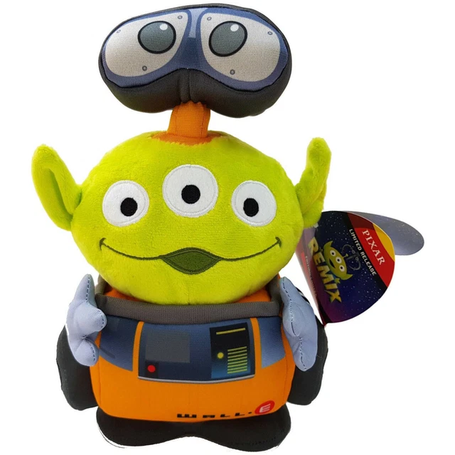 DISNEY STORE ALIEN Remix Plush Soft Toy Wall-E Pixar Toy Story Eve ...