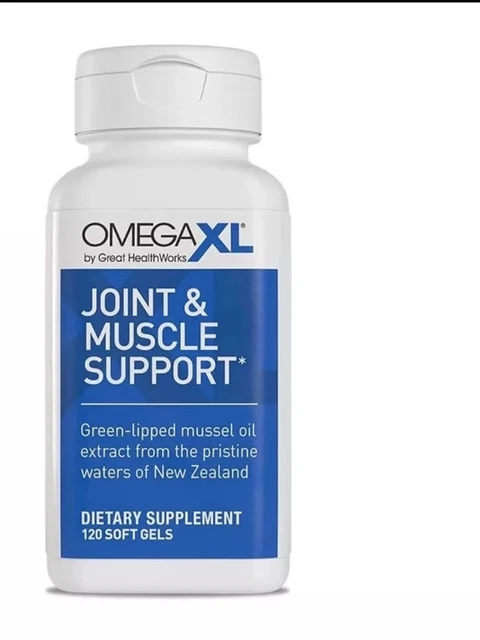 OMEGA XL 120 Capsules -Green Lipped Mussel Omega 3 Joint Relief Supplement UK £26.71 - PicClick UK