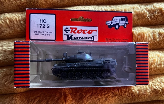 ROCO MINITANKS # H0 172 S KAMPFPANZER LEOPARD 1 STANDARDPANZER Neu in OVP EUR 22,95 - PicClick DE