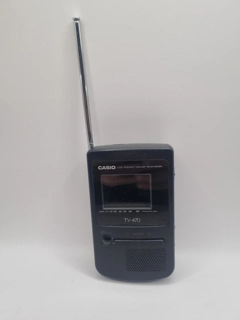 CASIO LCD POCKET Color Television TV-470 Vintage Working Collectable £9 ...