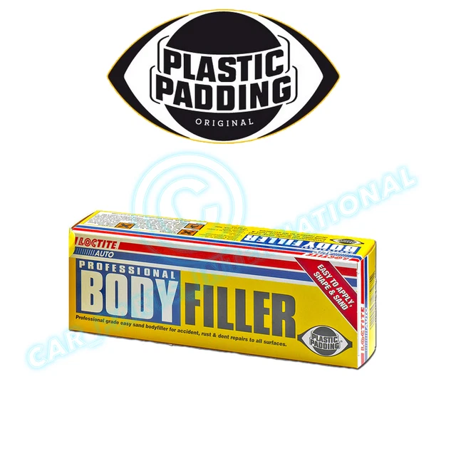 LOCTITE PLASTIC PADDING Professional Body Filler 130g Tube £6.99 ...