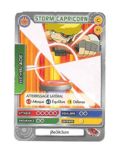 CARTE - BEYBLADE - Storm Capricorn - N°61 - Série 2 EUR 2,00 - PicClick FR