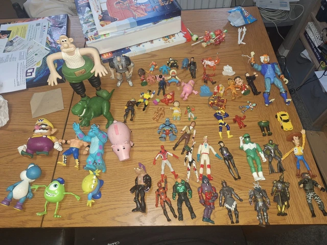 JOB LOT OF Toy Figure .wwf Hasbro.power Ranger .Disney Vintage £21.07 ...