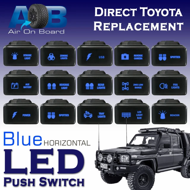Toyota Hilux Led Light Bar Switch | Shelly Lighting
