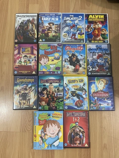 CHILDREN'S KIDS LARGE Movie Bundle Family Friendly UK DVD Combined p+p ...