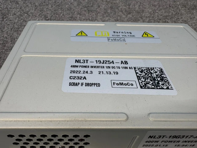 FORD F150 2021-2025 Power Inverter Converter Module Oem $165.15 ...