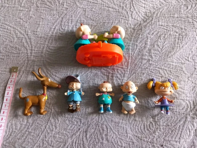 VINTAGE COLLECTIBLE NICKELODEON 1990s Rugrats PVC 6 Figure Bundle £10. ...