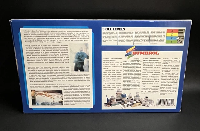VINTAGE AIRFIX REISSUE 1998 James Bond & Odd Job 1/12 Scale Model Kit ...
