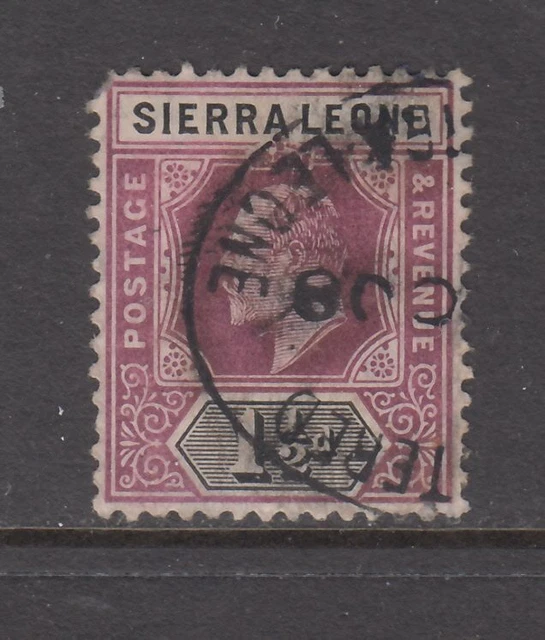 SIERRA LEONE - 1&1/2d King Edward VII Issue (Used) 1903 (CV $33) $13.35 ...