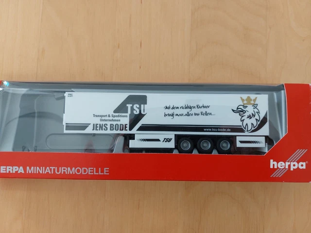 HERPA #TSU JENS Bode #KüKo-Sattelauflieger #Greif #Scania #OVP #ex ...