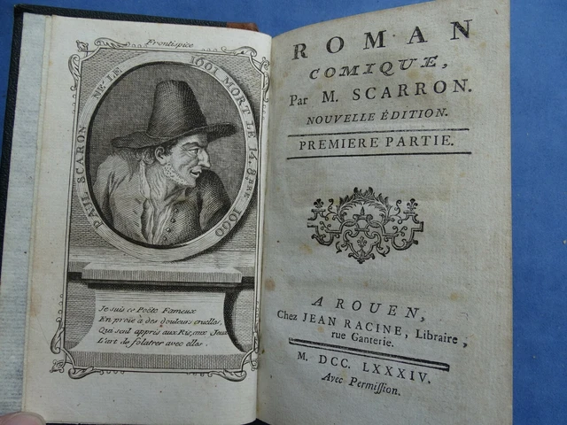 PAUL SCARRON-ROMAN COMIQUE-RACINE, Rouen 1784-Rara Edizione Di 750 ...