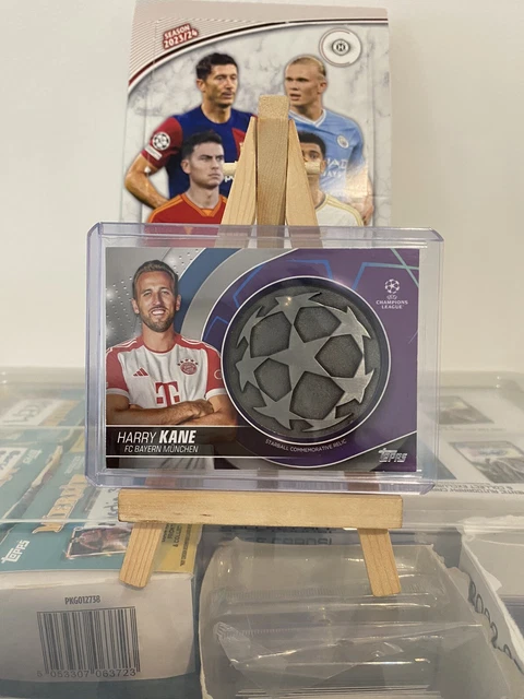 TOPPS UCC AMMIRAGLIA 2024 reliquia Starball Harry Kane Bayern Monaco ...