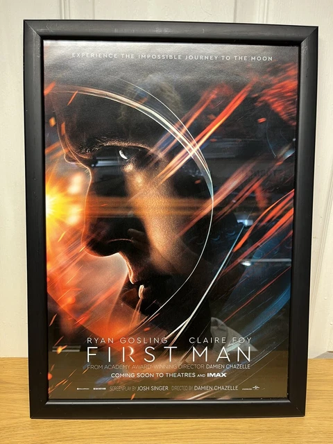MATT BLACK FRAMED Movie Poster Reproduction Print A3 FIRST MAN EUR 20 ...