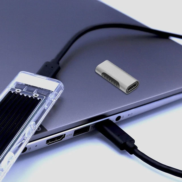 2 PCS USB C Extension Adapter Usb C Female Coupler For Computer ...