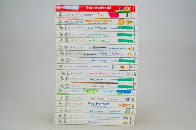 LOT OF 19 Baby Einstein DVDs, Early Childhood / Preschool / Toddler ...