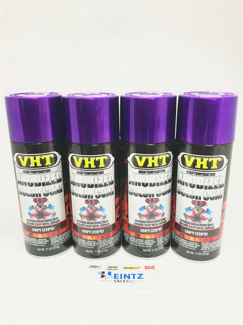 VHT SP452-4 PACK PURPLE High Temperature Engine Anodized Color Coat ...