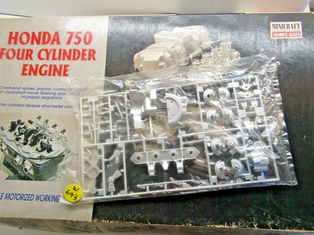 MINICRAFT 1:3 SCALE Honda 750 4 Cylinder Engine Sprue 'G' only Complete ...