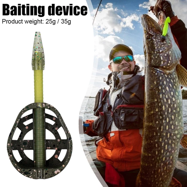 BAIT INLINE METHOD Feeder Holder Quick Release Carp Fishing Tackle Tool ...