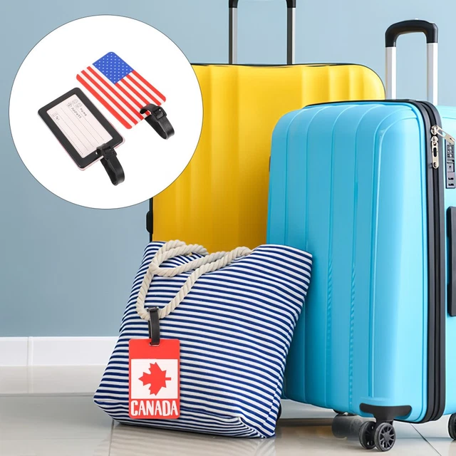 2 PCS TRAVEL Baggage Tag Luggage Recognition Tags Canada Luyggage $20. ...