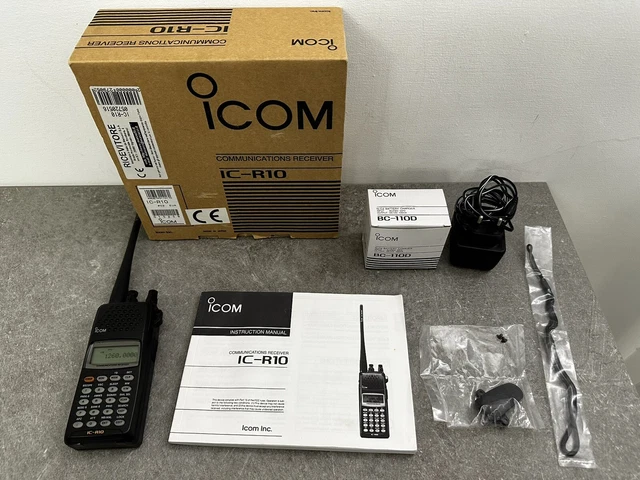 ICOM IC R10 Ricevitore HF VHF UHF AM FM SSB (USB LSB) 0,5-1300 MHZ ...