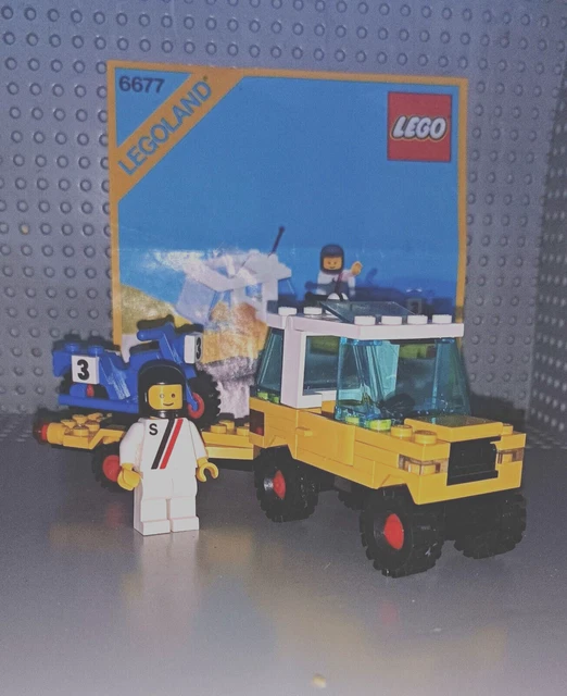 LEGO LEGOLAND CITY 6677 /1986 Vintage Motocross Racing kpl. mit OBA ...