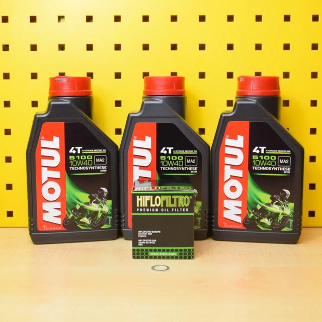 YAMAHA XTZ XSR 700 Tenere Tracer Oelwechselset Huile à Hiflo Motul 5100 10w40 EUR 66,73 ...