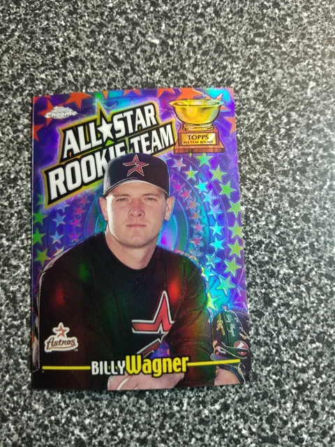 BILLY WAGNER 2000 Topps Réfracteur Chrome All-Star Rookie Team Rookie ...