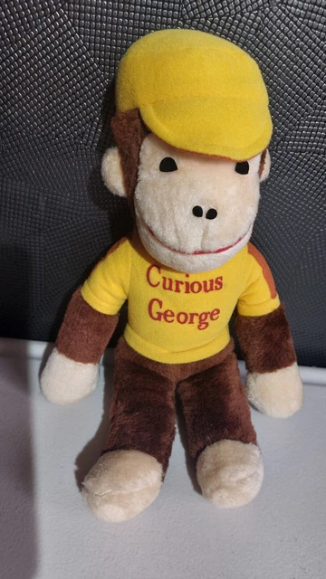 VINTAGE CURIOUS GEORGE Plush 13” Soft Toy Retro 1980’s Monkey Doll ...
