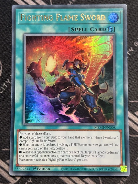 YUGIOH FIGHTING FLAME Sword MZMI-EN008 1st Ed NM/LP EUR 6,31 - PicClick IT