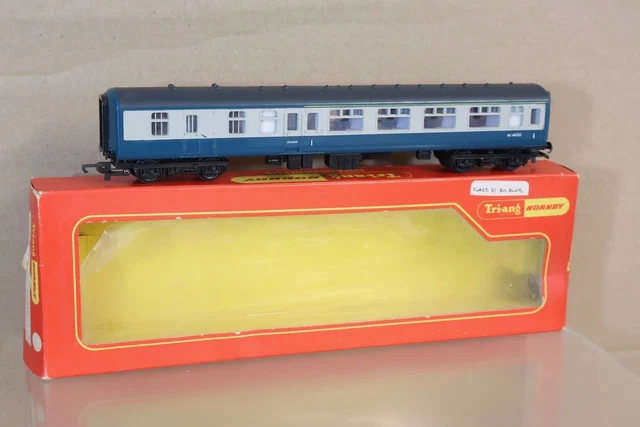 TRIANG HORNBY R723 BR BLUE GREY MK2 1st CLASS BRAKE COACH M4052 with ...