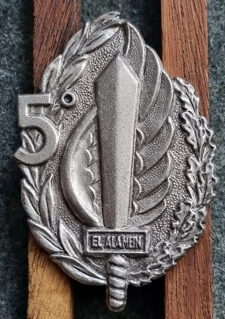 DISTINTIVO FREGIO PARÁ Folgore Esercito 5 Battaglione Paracadutisti "El ...