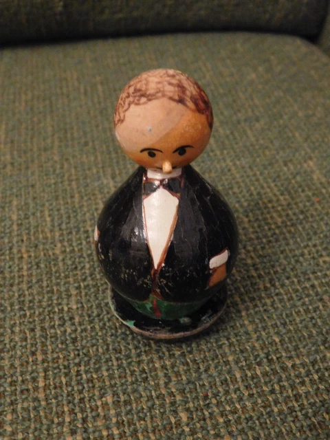 1970'S WOODEN 'MR tubby' & 'donkey' &' cat' wooden toys preowned £15.00 ...