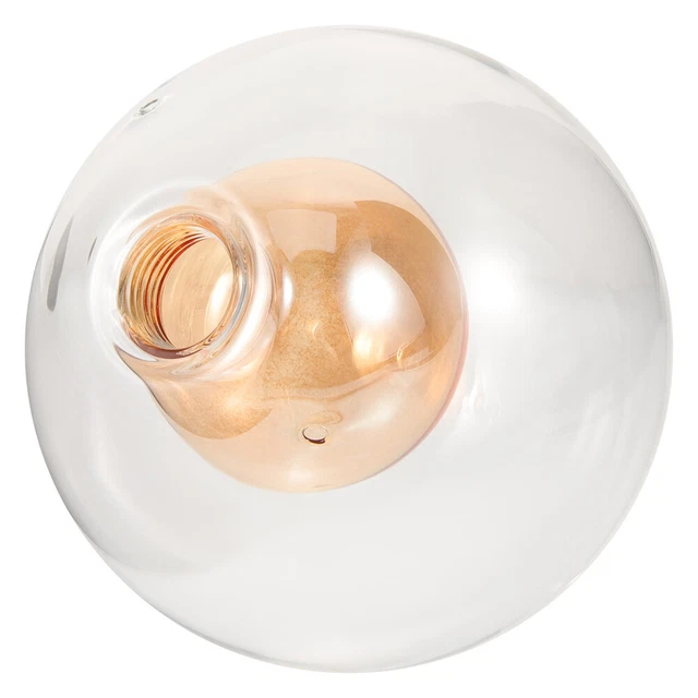 GLASS GLOBE LAMPSHADE Glass Lamp Shade 120mm G9 Light Socket Chandelier ...