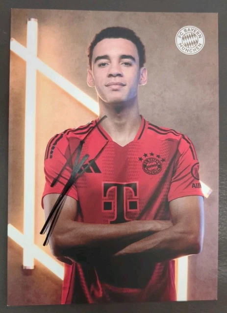JAMAL MUSIALA ORIGINAL signierte Autogrammkarte,autograph,Bayern ...