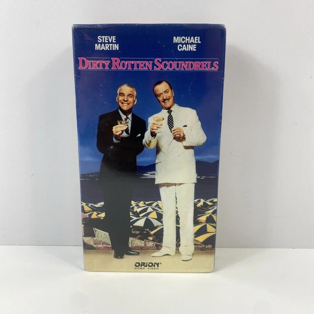 DIRTY ROTTEN SCOUNDRELS Steve Martin Michael Kane Sealed VHS Tape ...